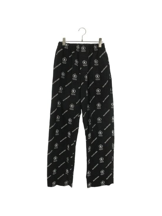 Balenciaga | Pants | Balenciaga Logo All Over Pattern Long Pants 42 ...